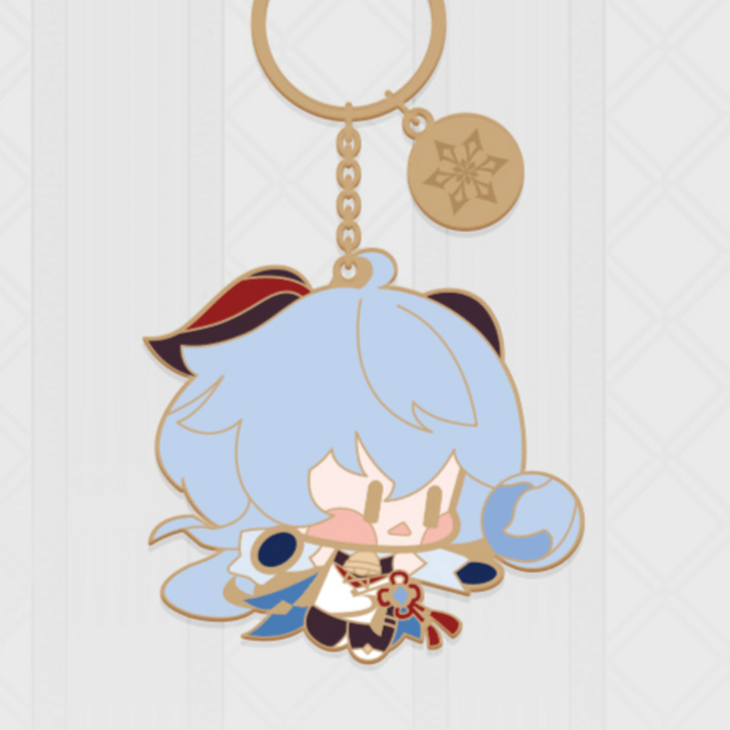 AnimeFanShop.DE - Ganyu - Chara Metal Schlüsselanhänger - Genshin ...