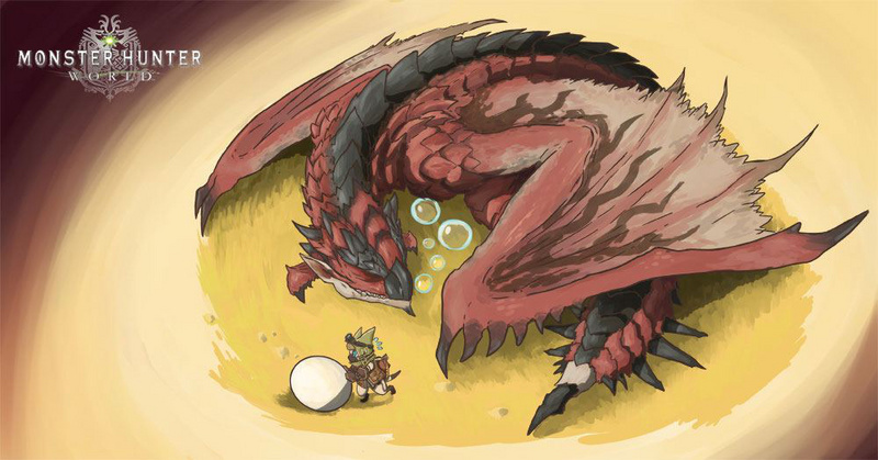 AnimeFanShop.DE - Rathalos & Palico Egg Quest - Monster Hunter World ...