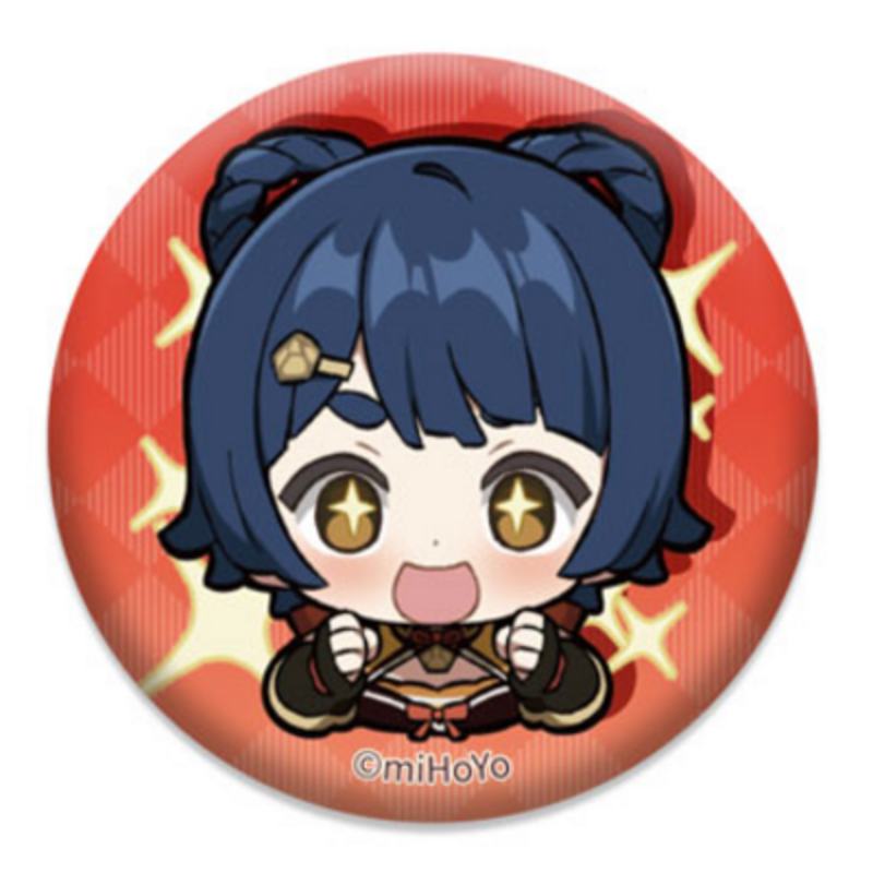 AnimeFanShop.DE - Xiangling Chibi Ver. - Button - Genshin Impact - miHoYo