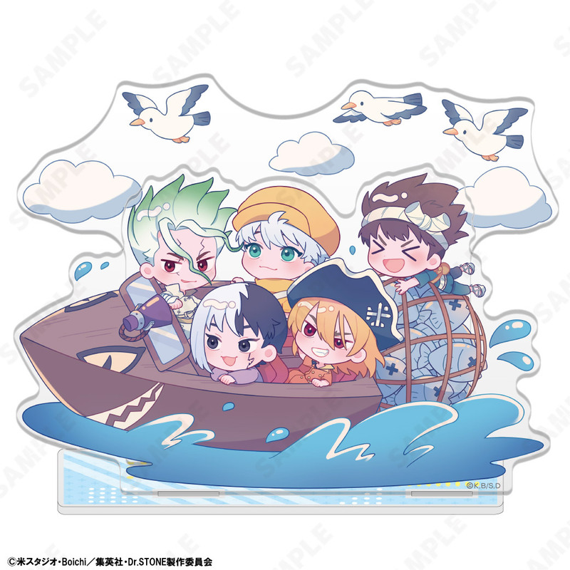 AnimeFanShop.DE - Senku, Ukyo, Chrome, Gen & Ryusui - Dr. Stone ...