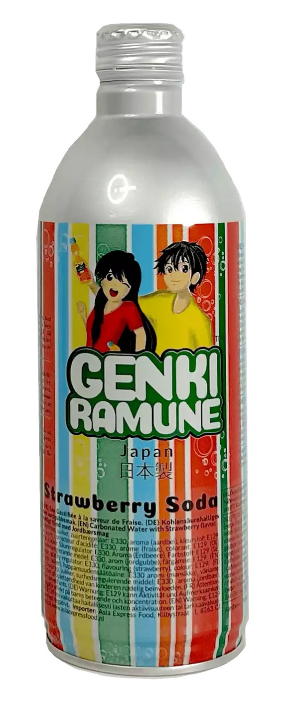 AnimeFanShop.DE - Ramune XXL - Ichigo / Erdbeere von Genki