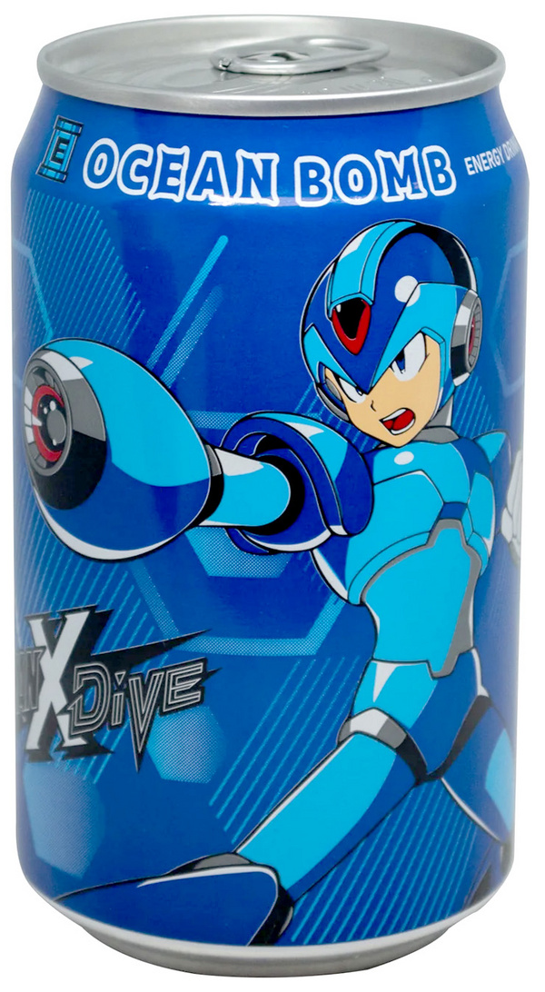AnimeFanShop.DE - Ocean Bomb - Energy Drink - Mega Man - X
