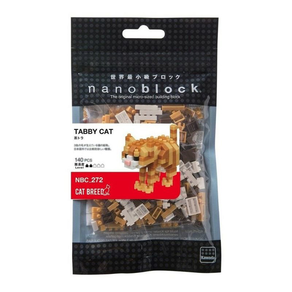 AnimeFanShop.DE - Tabby Katze - Nanoblock Mini Serie Cat breed