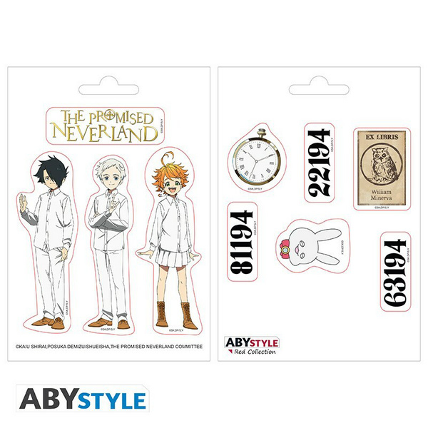 AnimeFanShop.DE - The Promised Neverland - Mini Sticker Set ...