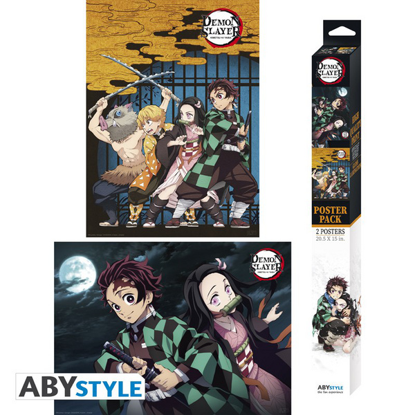 Animefanshop De Gruppe And Duo Set 2 Chibi Poster 52 X 38 Cm